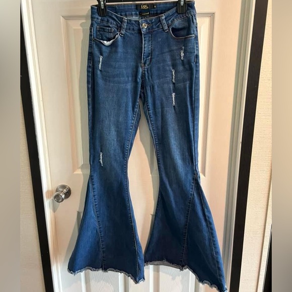 Lucky & Blessed | Jeans | Lucky Blessed Lb Bell Bottom Jeans | Poshmark